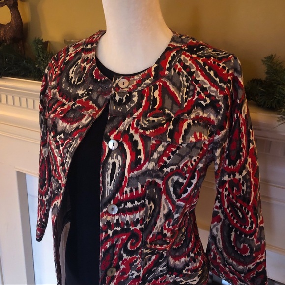 Ruby Rd. | Jackets & Coats | Ruby Rd Multi Colored Jacket | Poshmark